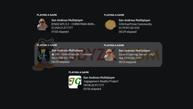 SAMP Server Overlay Discord v2.0 - Cubyzk